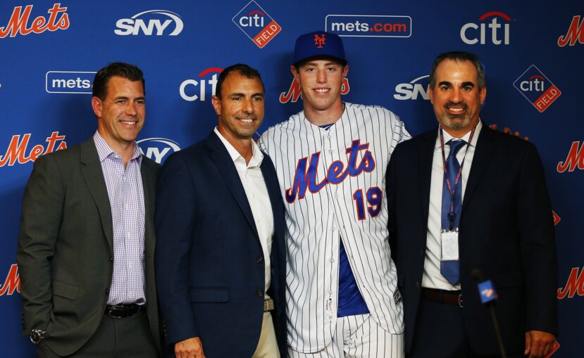 Mets Top Draftees Brett Baty and Josh Wolf Arrive In Queens ...