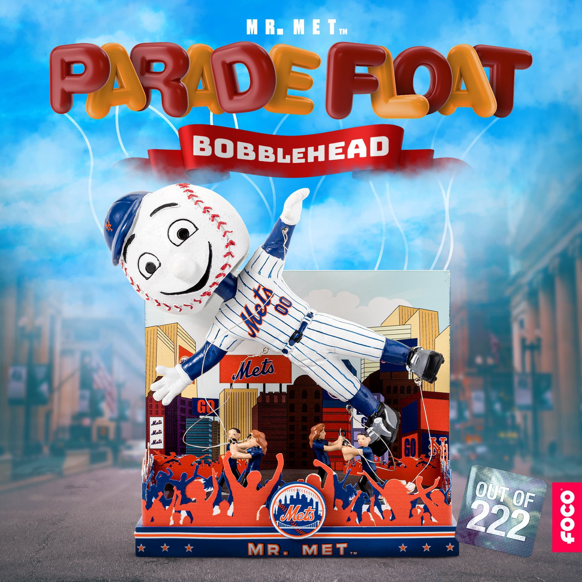 FOCO Releases Mr. Met Thanksgiving Day Float Bobblehead | Metsmerized ...