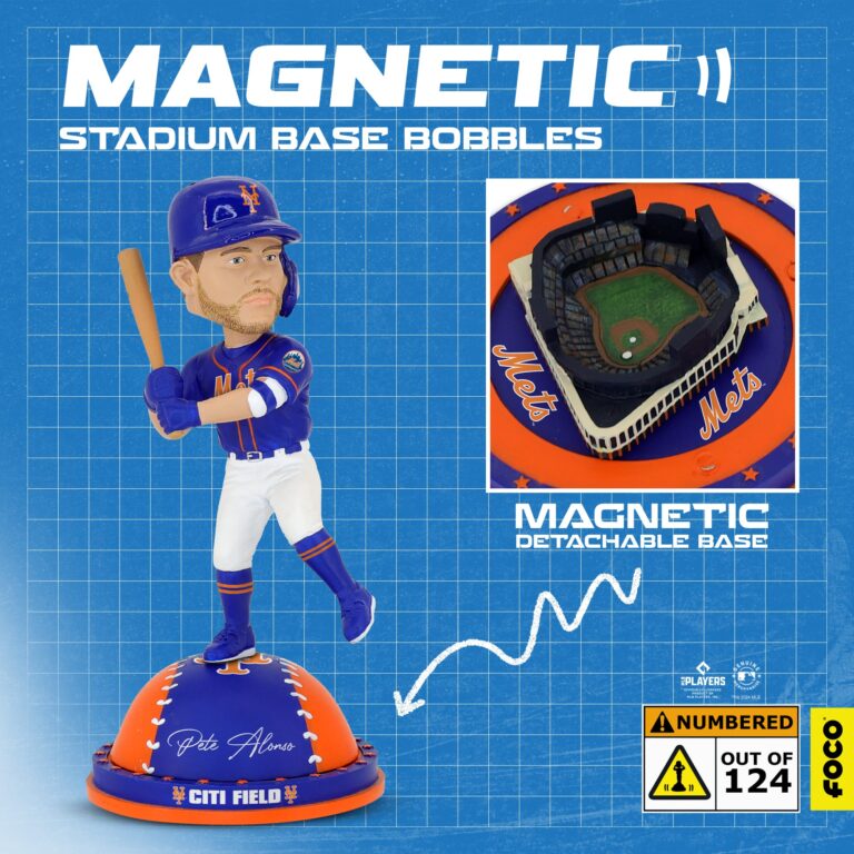 FOCO Releases Two New York Mets Magnetic Stadium Base Bobbleheads ...