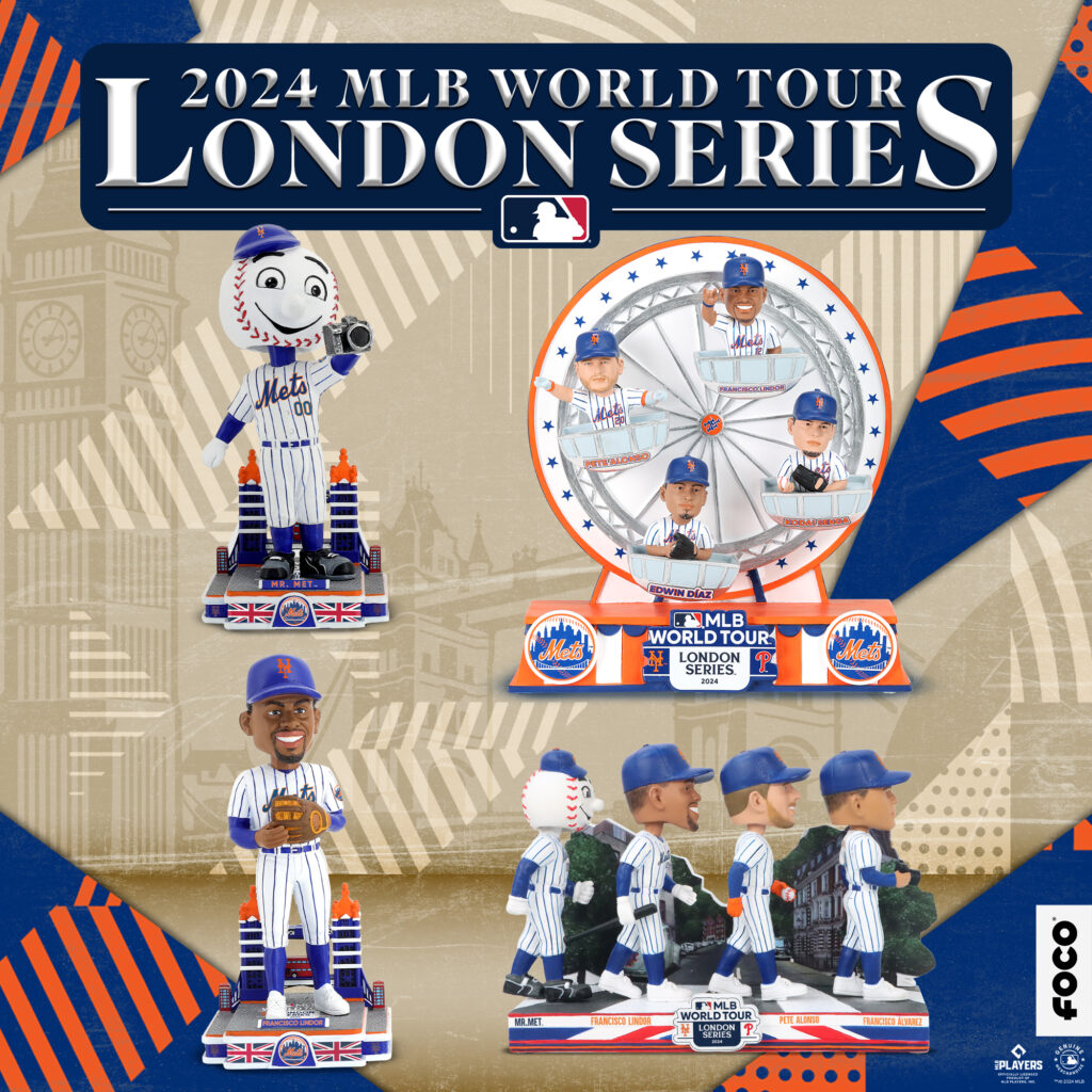 FOCO Launches Mets London Series Bobblehead Collection - Metsmerized Online