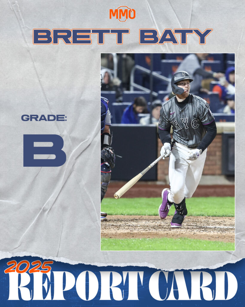 2025 Report Card: Brett Baty, 3B/2B - Metsmerized Online