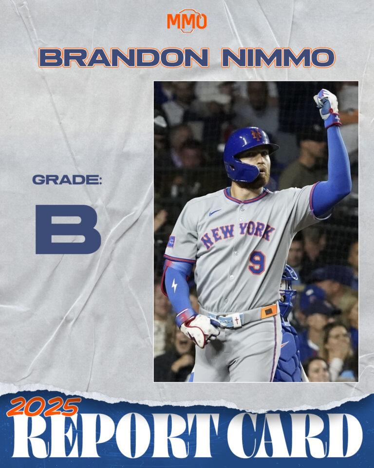 2025 New York Mets Report Card: Brandon Nimmo - Metsmerized Online