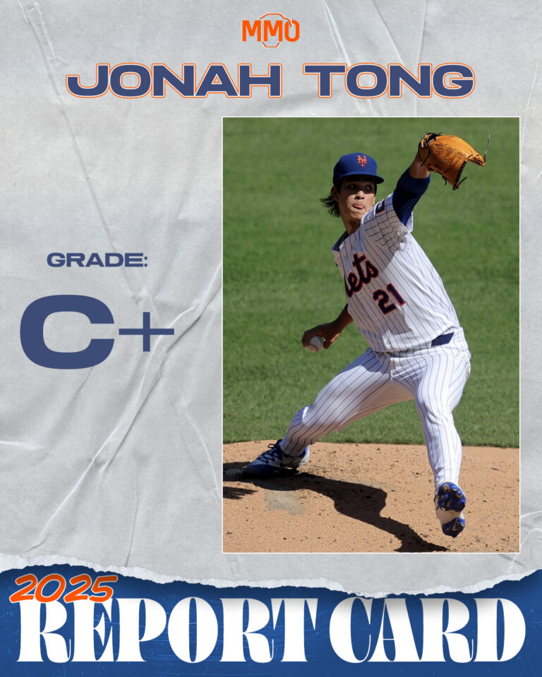 2025 Report Card: Jonah Tong, RHP - Metsmerized Online