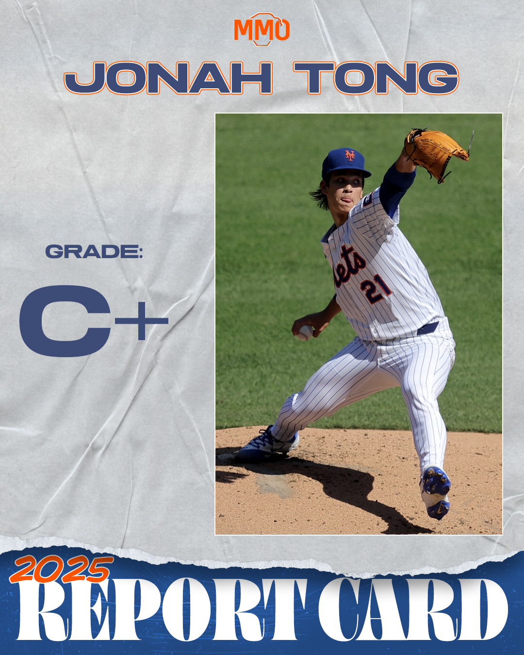 2025 Report Card: Jonah Tong, RHP - Metsmerized Online